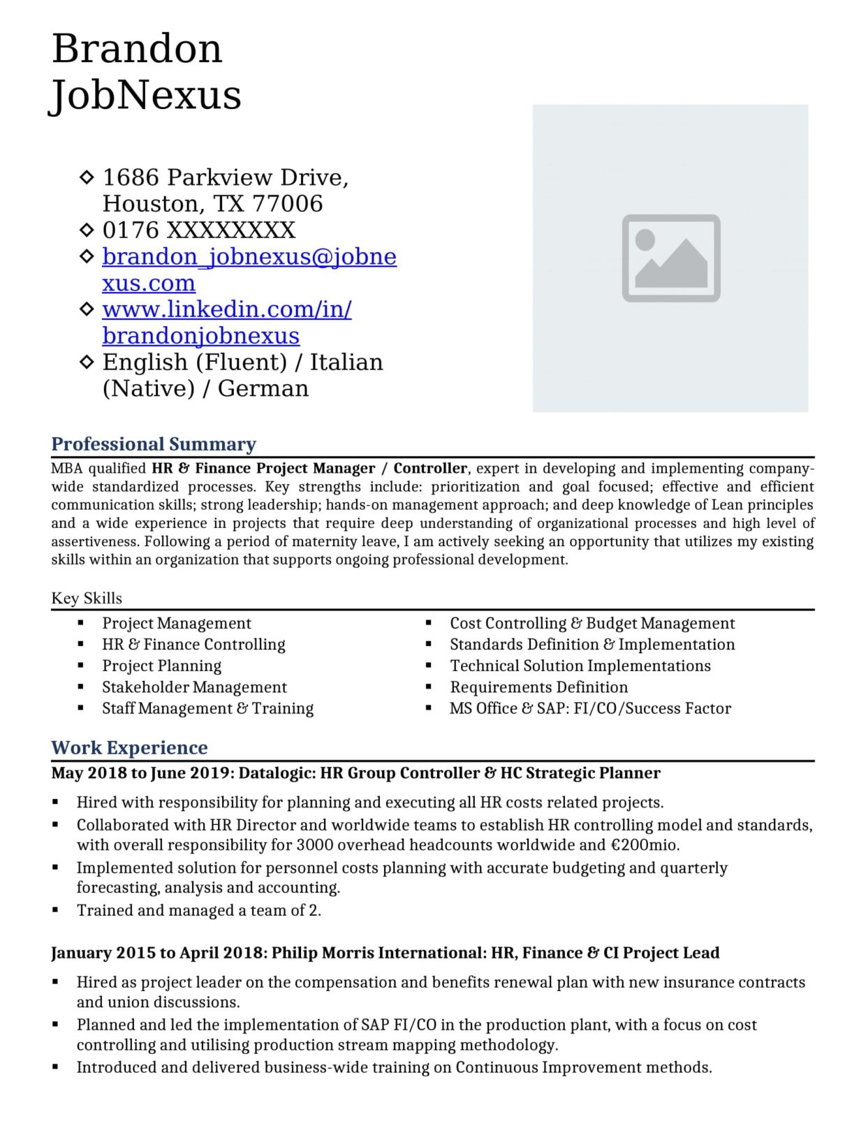 Free Resume Examples by Industry - Download and Get Hired in 2021 - Job ...