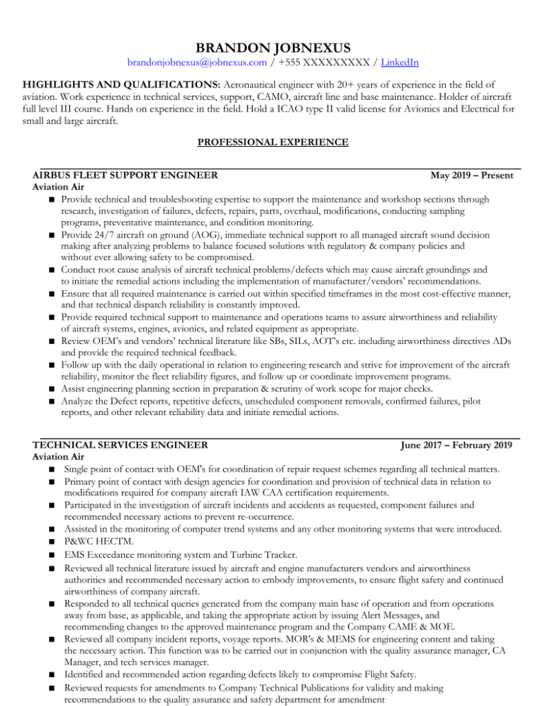 Free Resume Examples by Industry - Download and Get Hired in 2021 - Job ...
