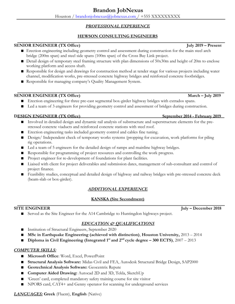 Free Resume Examples by Industry - Download and Get Hired in 2021 - Job ...